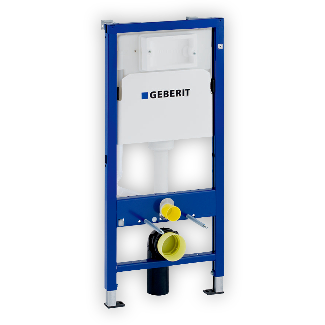 Geberit Duofix Basic mit Betätigungsplatte Delta 21 (weiß) mit ...