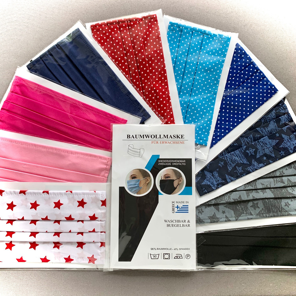 Stoffmaske Erwachsene & Jugendliche, 1 Stück | Hochzeitsshop Premium ...