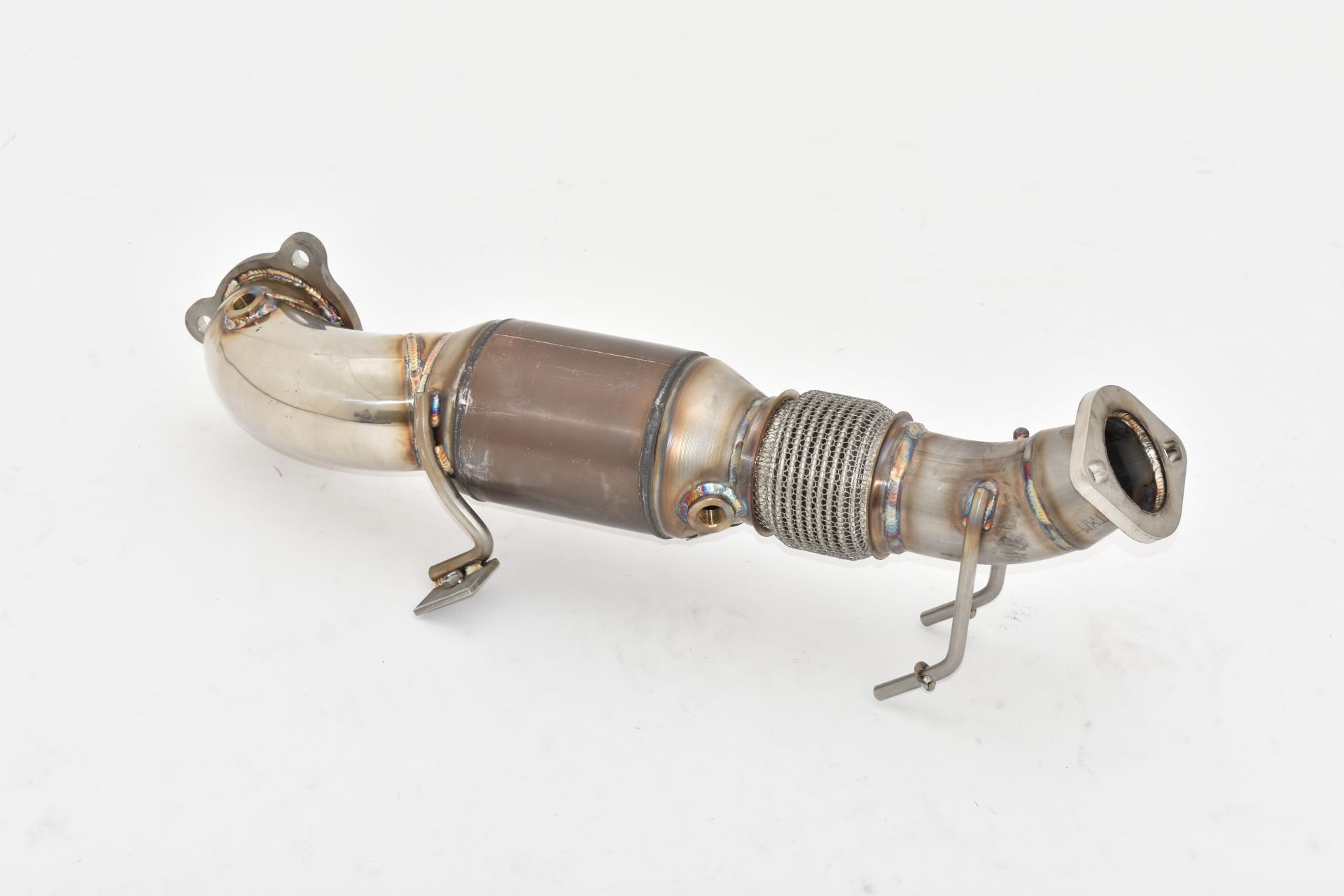 FRIEDRICH MOTORSPORT 76mm Downpipe mit 200 Zellen HJS Sport-Kat. Ford ...