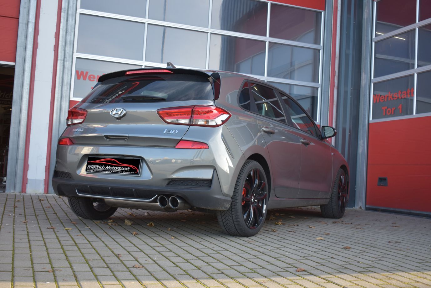 FRIEDRICH MOTORSPORT Sportauspuff passend für Hyundai i30 PDE 5-Türer ...