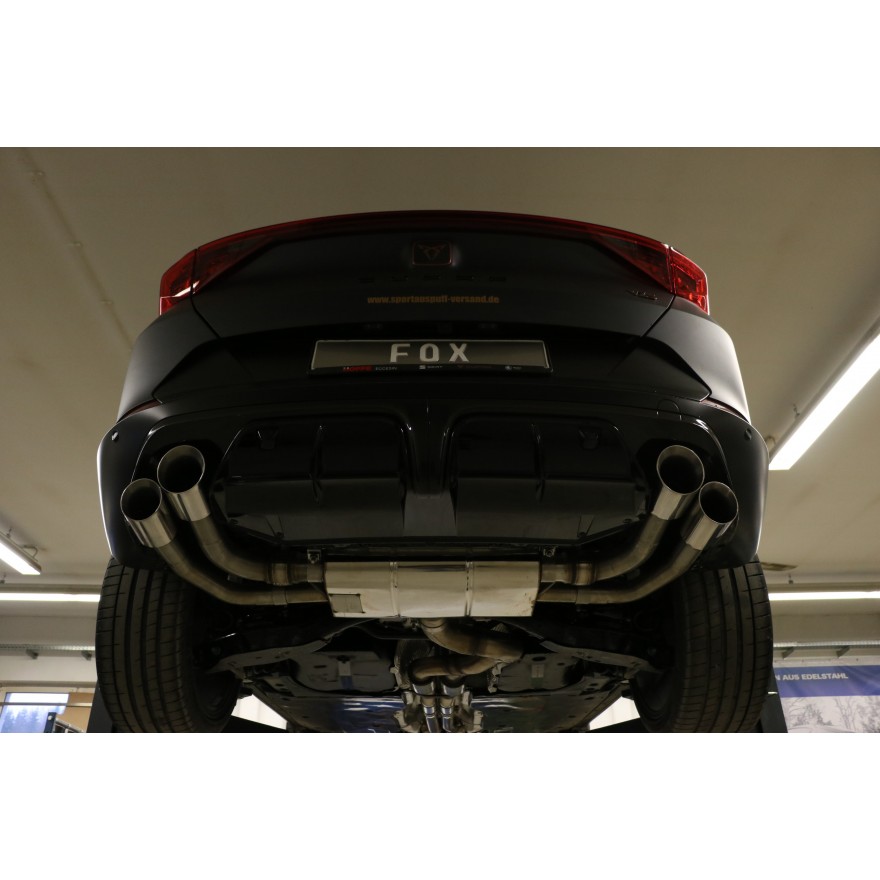 FOX Duplex Sportauspuff CUPRA Formentor 4x4 VZ5 2,5l 287kW - 2x100 und ...