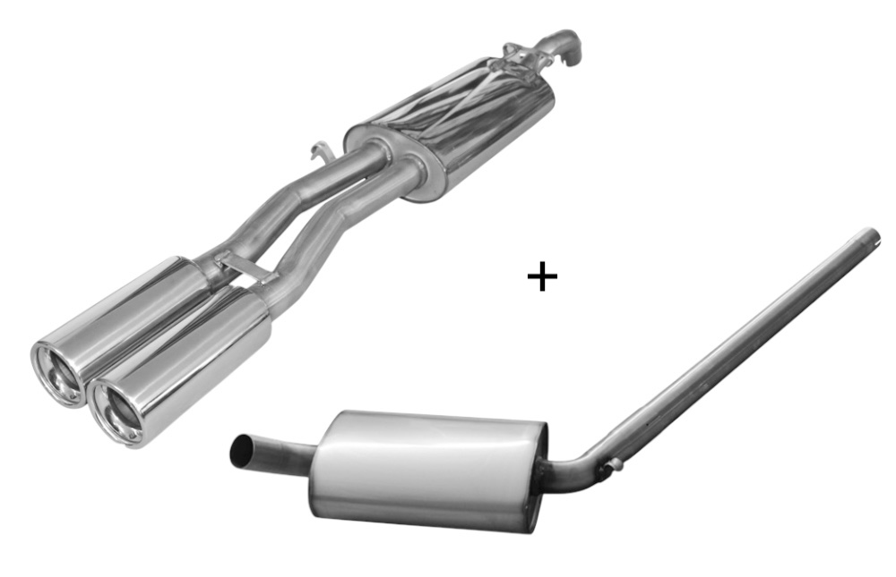 FOX Komplettanlage VW Jetta 2 Typ 19E 2x80 Typ 13 | Sportauspuff online ...