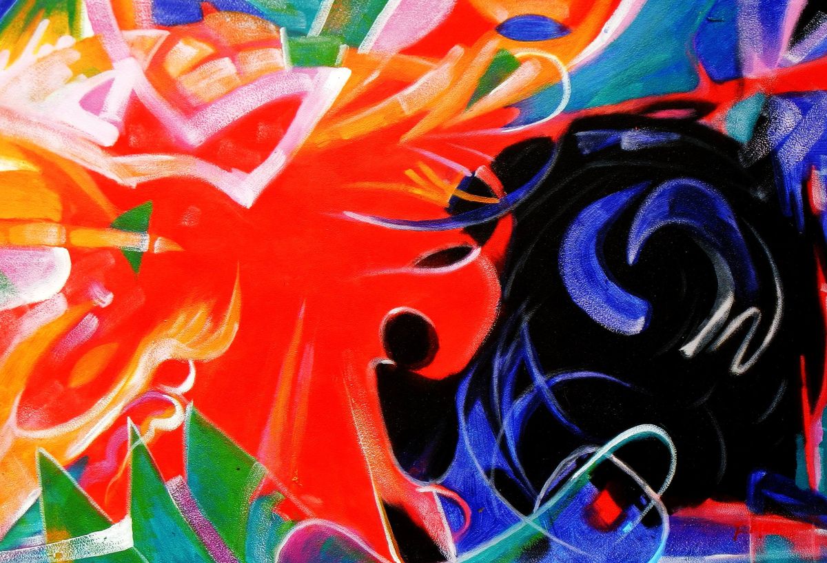 Franz Marc - Fighting Forms d93387 60x90cm Expressionismus Ölgemälde ...