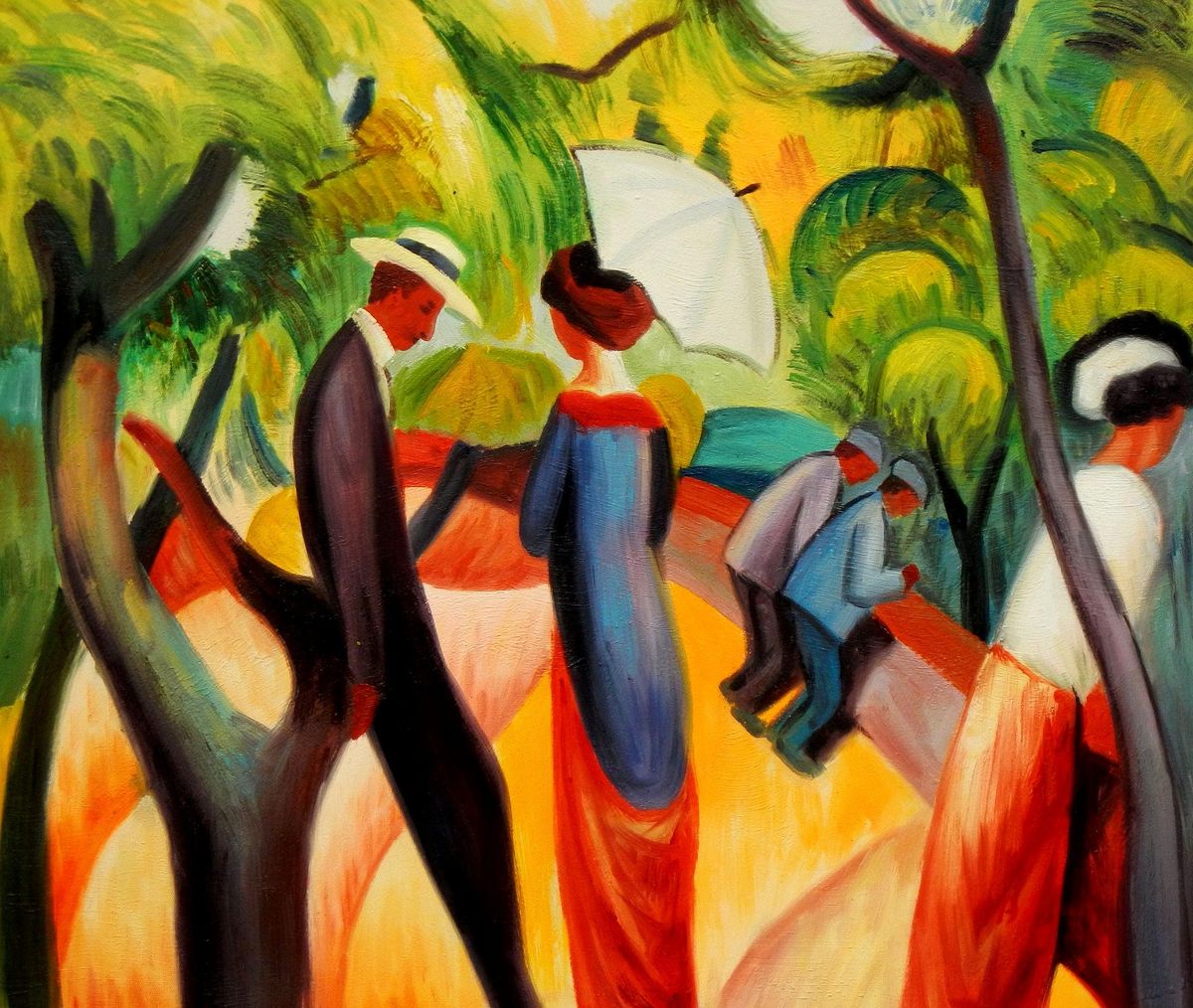 August Macke Gemälde in viele Grössen und Motive