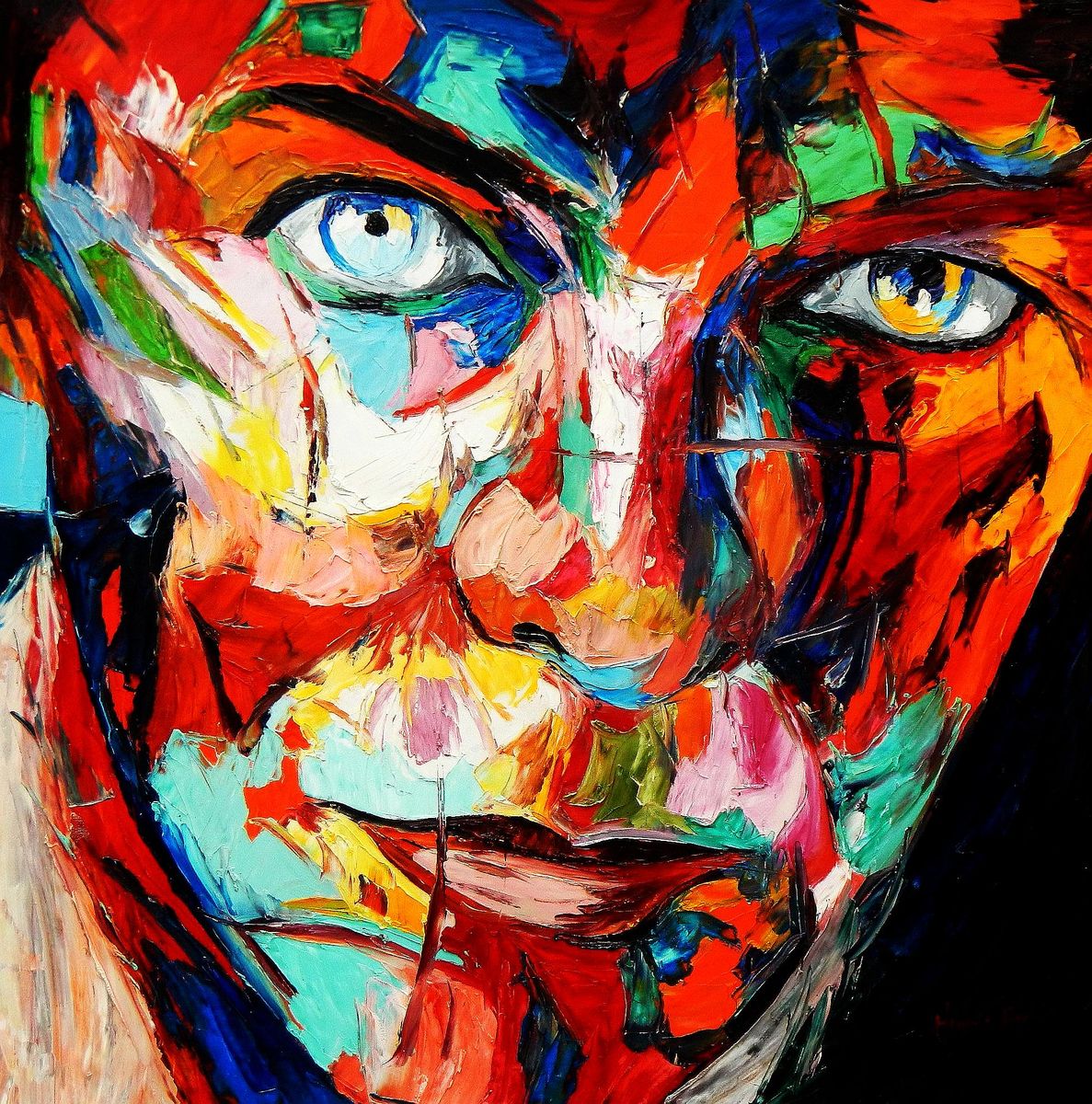 Modern Art - Die Gewissheit g94379 80x80cm beeindruckendes Ölbild ...