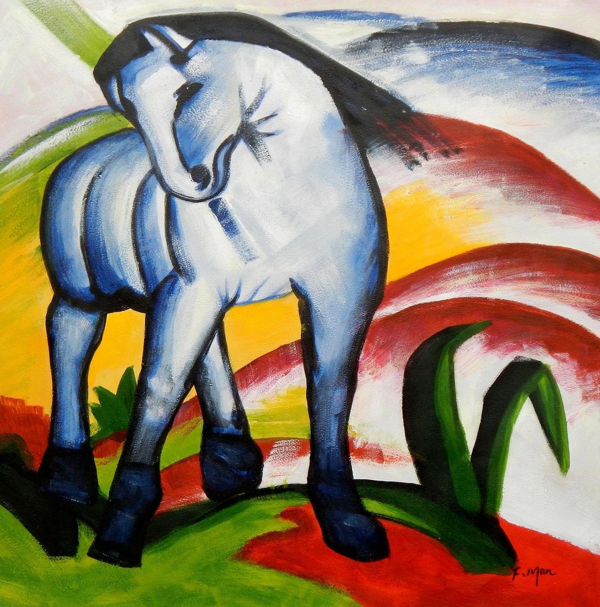 Expressionismus Gemälde im Shop und Ausstellung