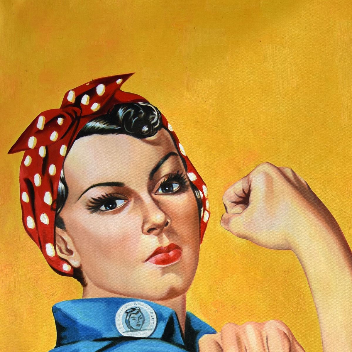 Popart Power Women Vintage i99388 80x110cm Pop Art Gemälde ...