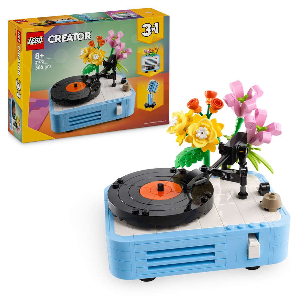 LEGO 31172 Record Player with Flowers | JB Spielwaren