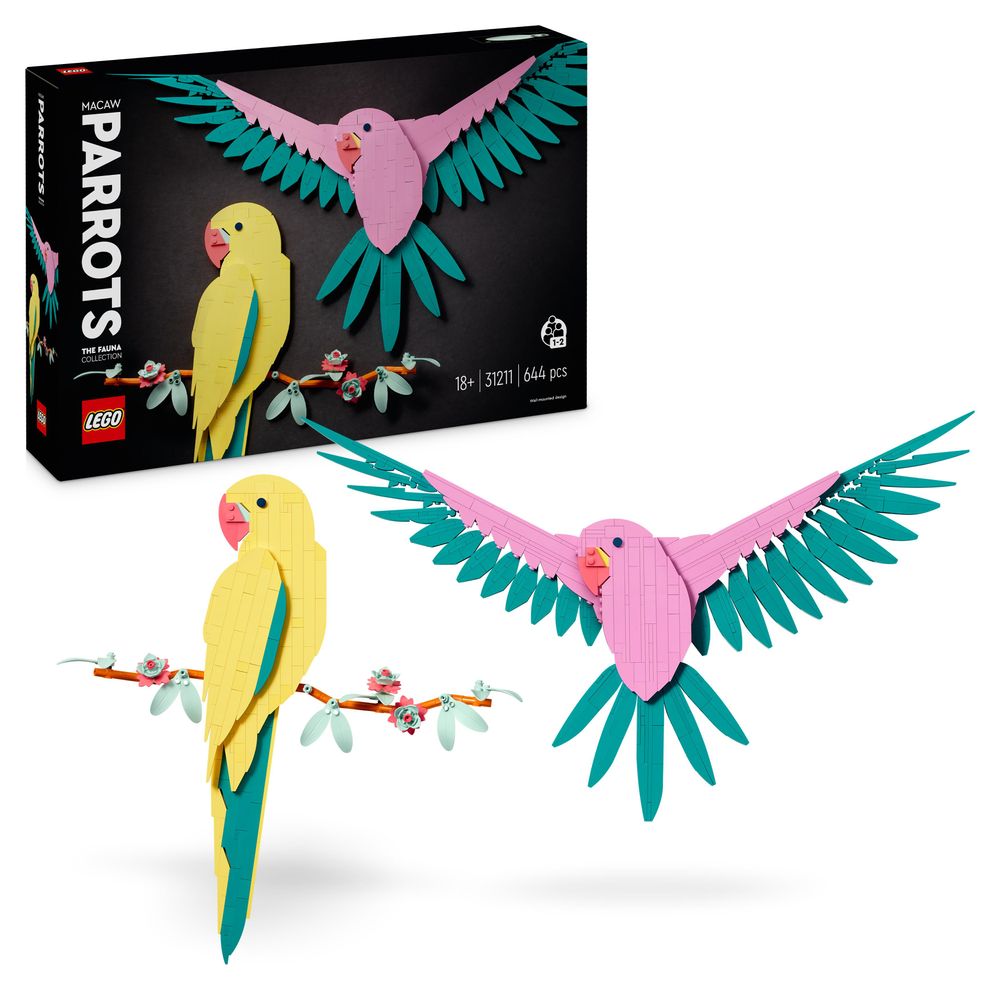 LEGO 31211 The Fauna Collection – Macaw Parrots | JB Spielwaren
