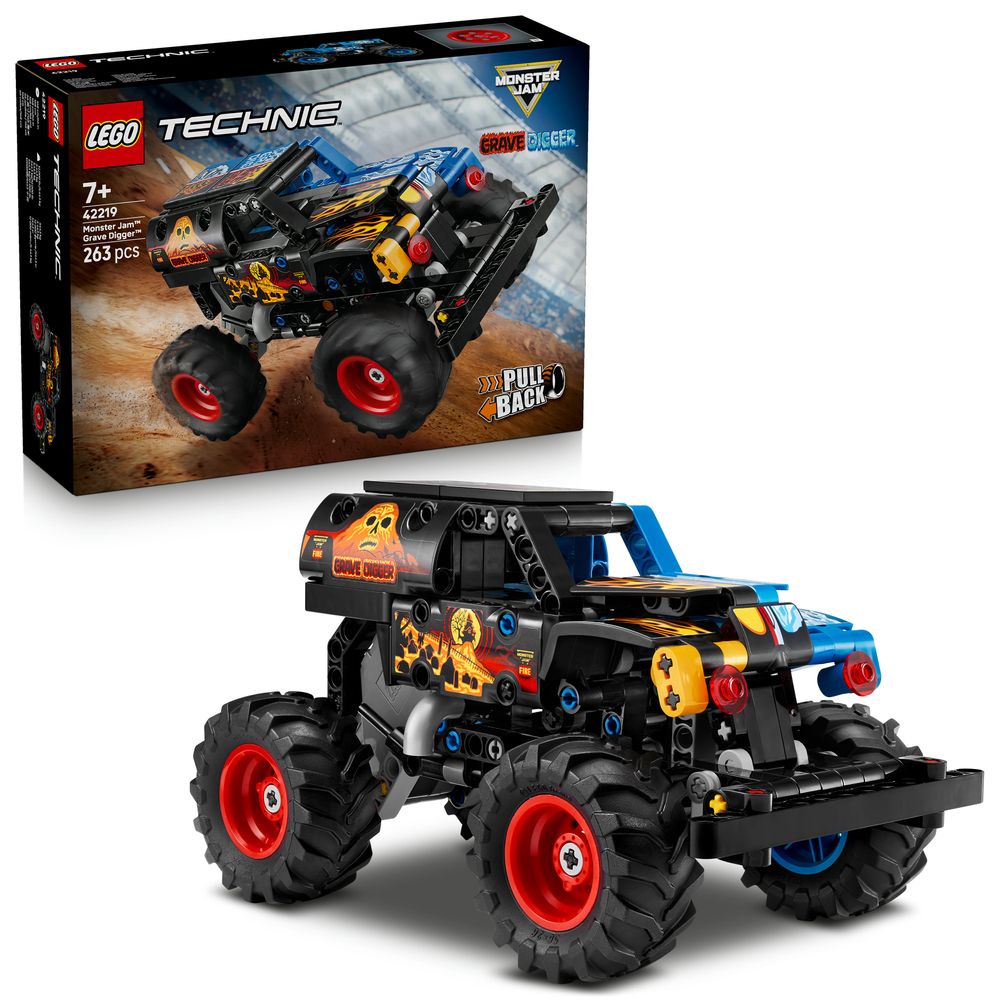 LEGO 42219 Monster Jam™ Grave Digger™ Feuer und Eis | JB Spielwaren