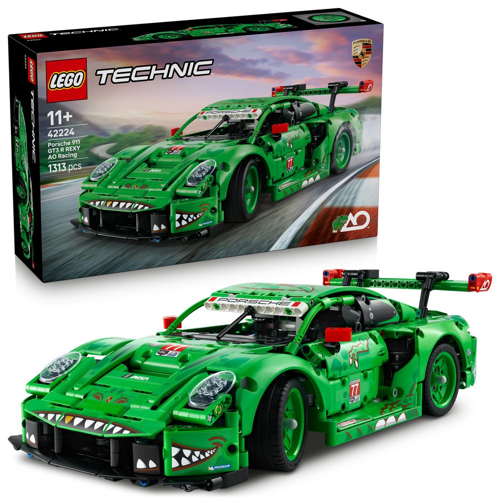LEGO 42224 Porsche 911 GT3 R REXY AO Racing Rennwagen | JB Spielwaren