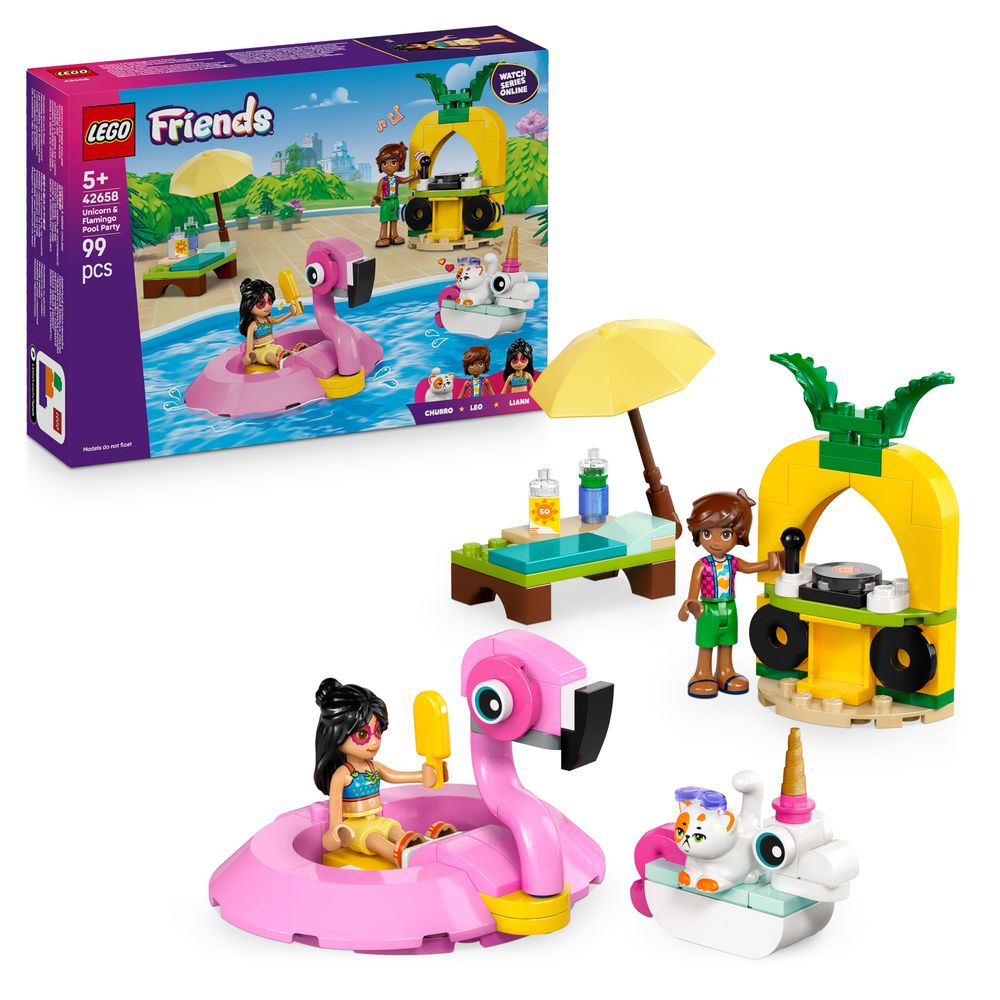 LEGO 42658 Unicorn & Flamingo Pool Party | JB Spielwaren