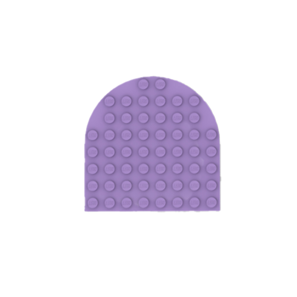 LEGO 8x8 Platte abgerundet- Farbe: Medium Lavender | JB Spielwaren