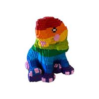 LEGO MOC Elefant bunt designed by Rene Hoffmeister | JB Spielwaren