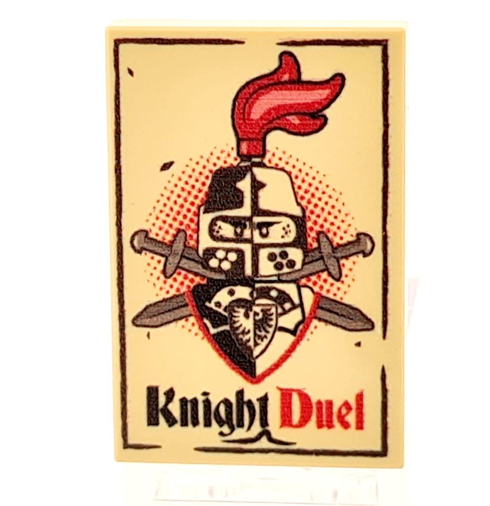 Custom print tile 2x3 (tan) Duel Star Wars clean eng. | JB Spielwaren