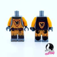 Custom medieval minifigure - House Raven: Palace Knight | JB Spielwaren