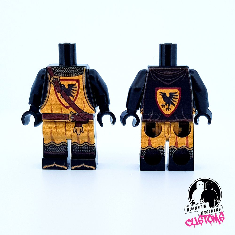 Custom Ritter Minifigur - Haus Raven: Palast-Ritter/Schulter-Riemen ...