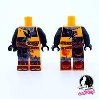 Custom medieval minifigure - House Raven: Sword Knight Chess/Double ...