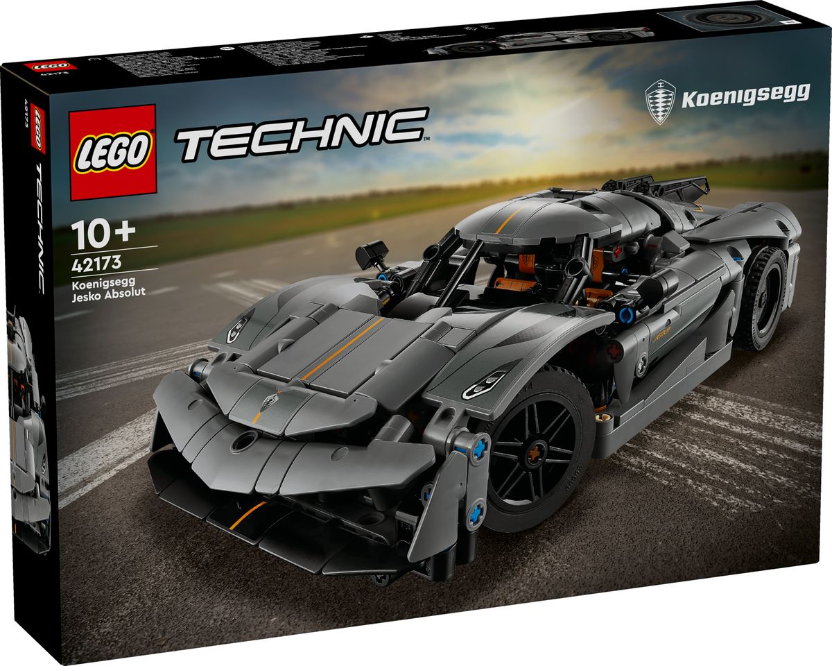 LEGO 42173-B2B Koenigsegg Jesko Absolut Gray Hypercar | plentyShop LTS