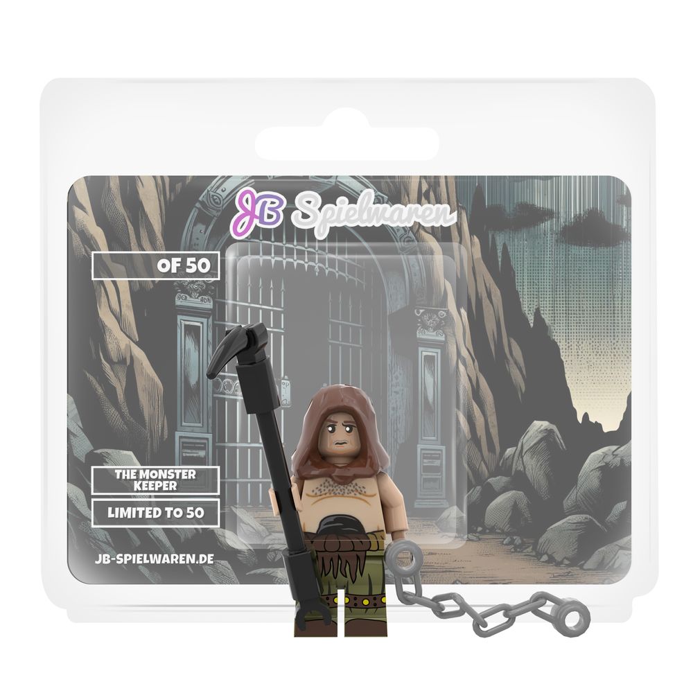 The Monster Keeper custom minifigure signed by Paul Brooke | JB Spielwaren