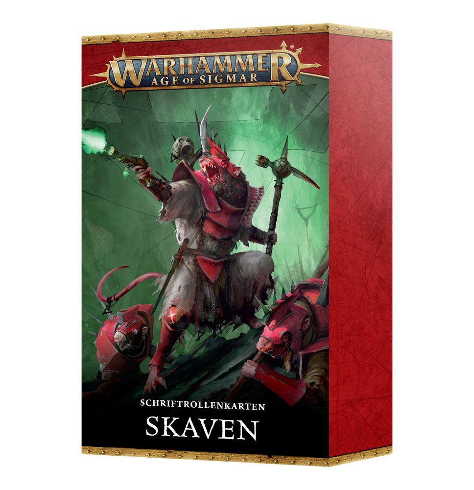 WARSCROLL CARDS: SKAVEN (GER) | JB Spielwaren