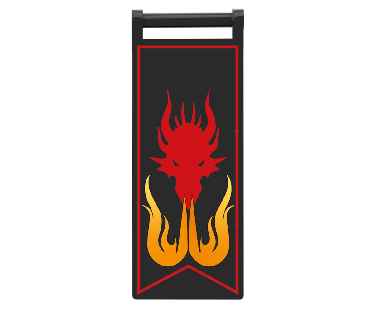 Red Dragon Knight Banner | JB Spielwaren