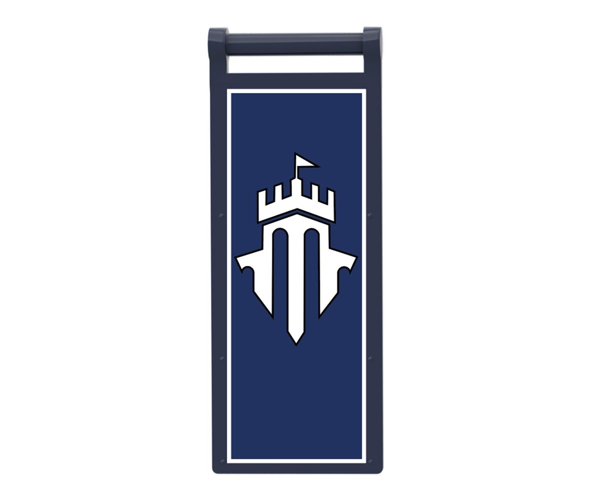 Blue Tower Knight Banner | JB Spielwaren