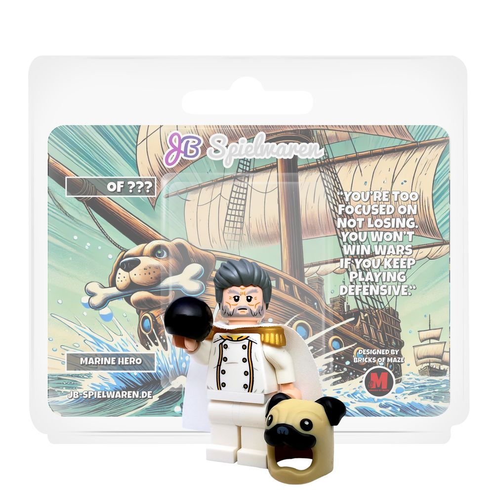 Marine Hero Custom Minifigur designed by Bricks of Maze | JB Spielwaren