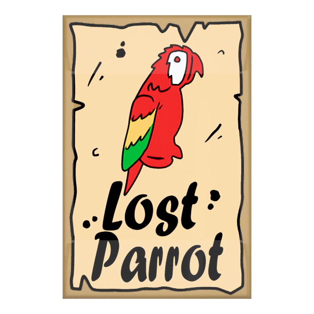 2x3 Tile "Lost Parrot" | JB Spielwaren