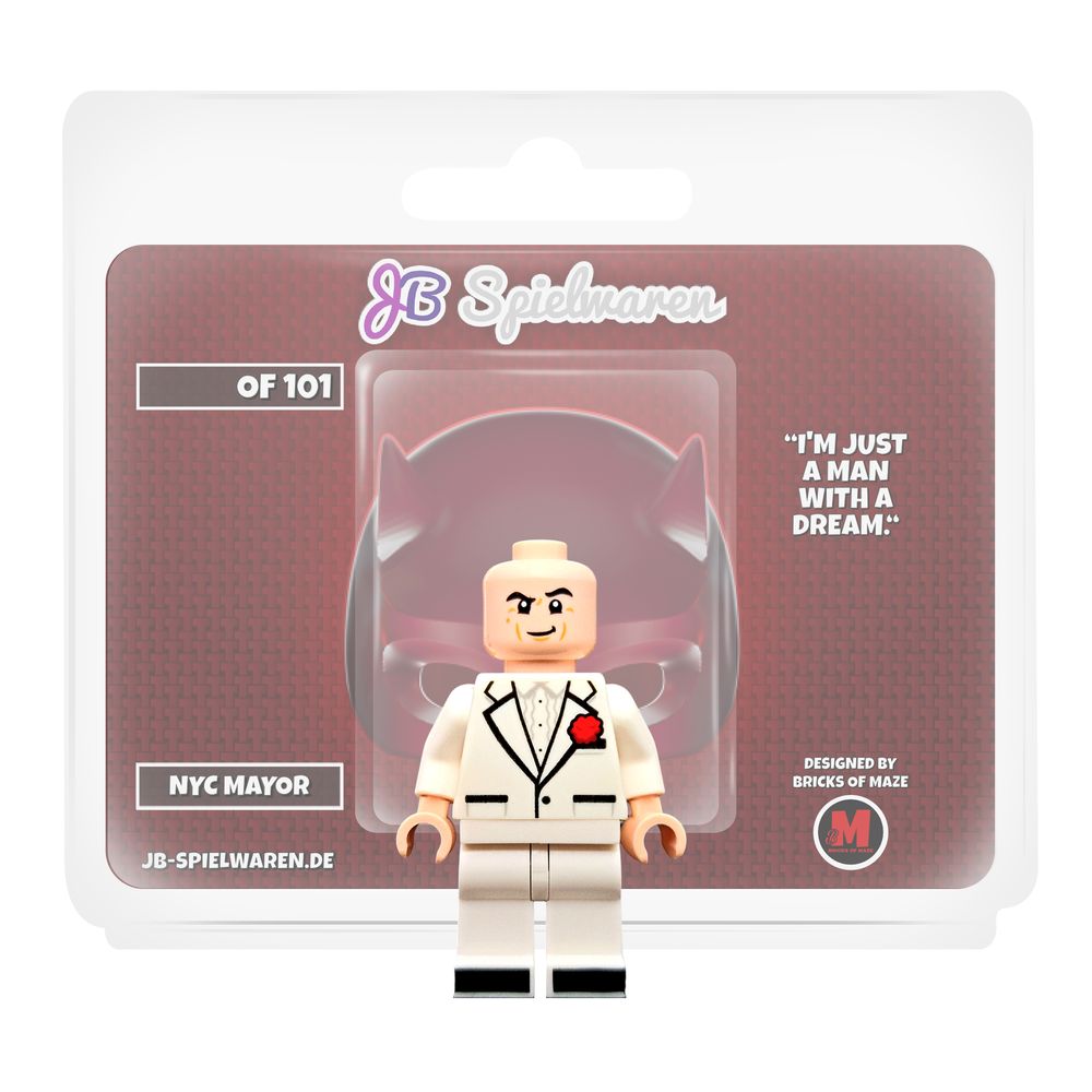 NYC Mayor Custom Minifigur designed by Bricks of Maze | JB Spielwaren