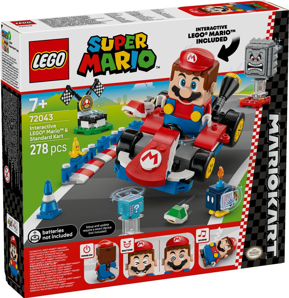 LEGO 72043 Mario Kart™ – Interaktiver LEGO® Mario™ & Standard-Kart | JB ...