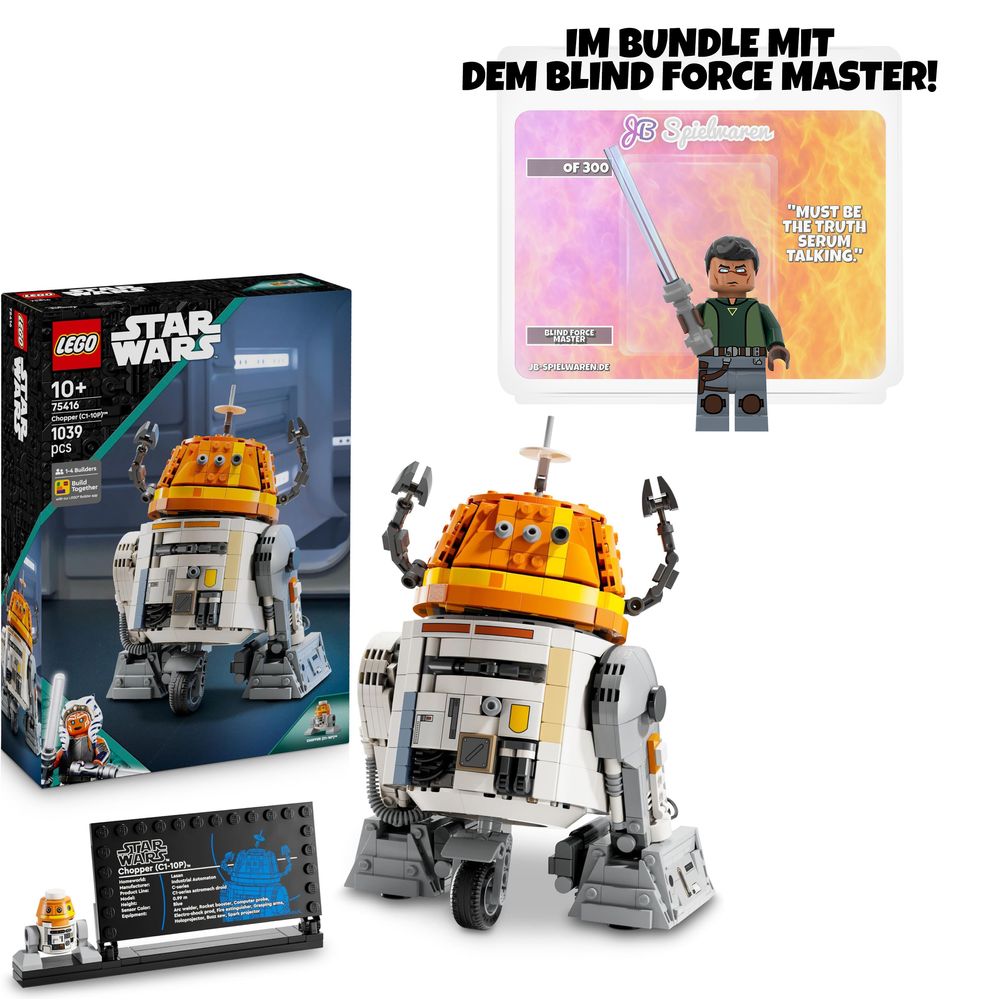LEGO 75416 Chopper - baubarer Astromech-Droide (C1-10P) mit Blind Force ...