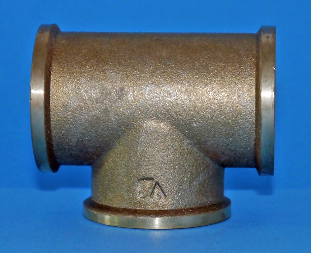 Messing T-Stück 1" IG