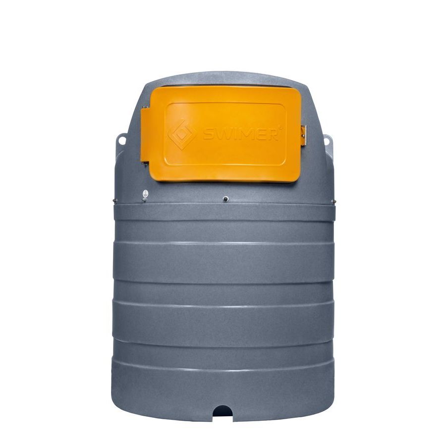 Teca Tank 2500l Dieseltankstelle mit 230V Horn Dieselpumpe, Filter und ...