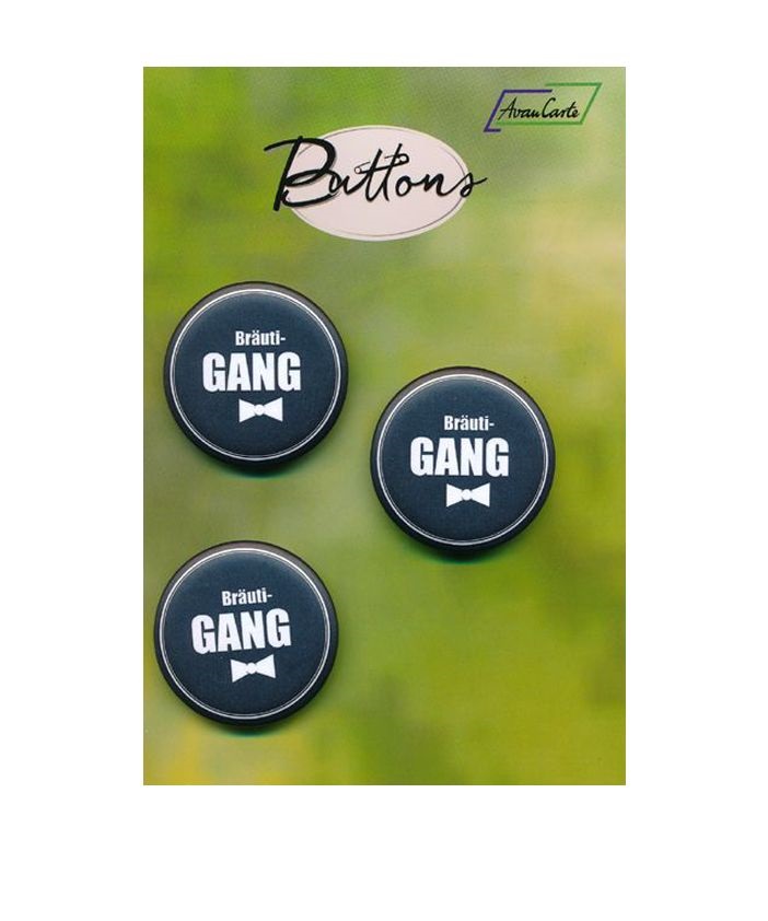 Buttons-JGA-Set (Ø37mm) Hochzeit JGA Party Anstecker Bräuti-Gang | 1-2 ...