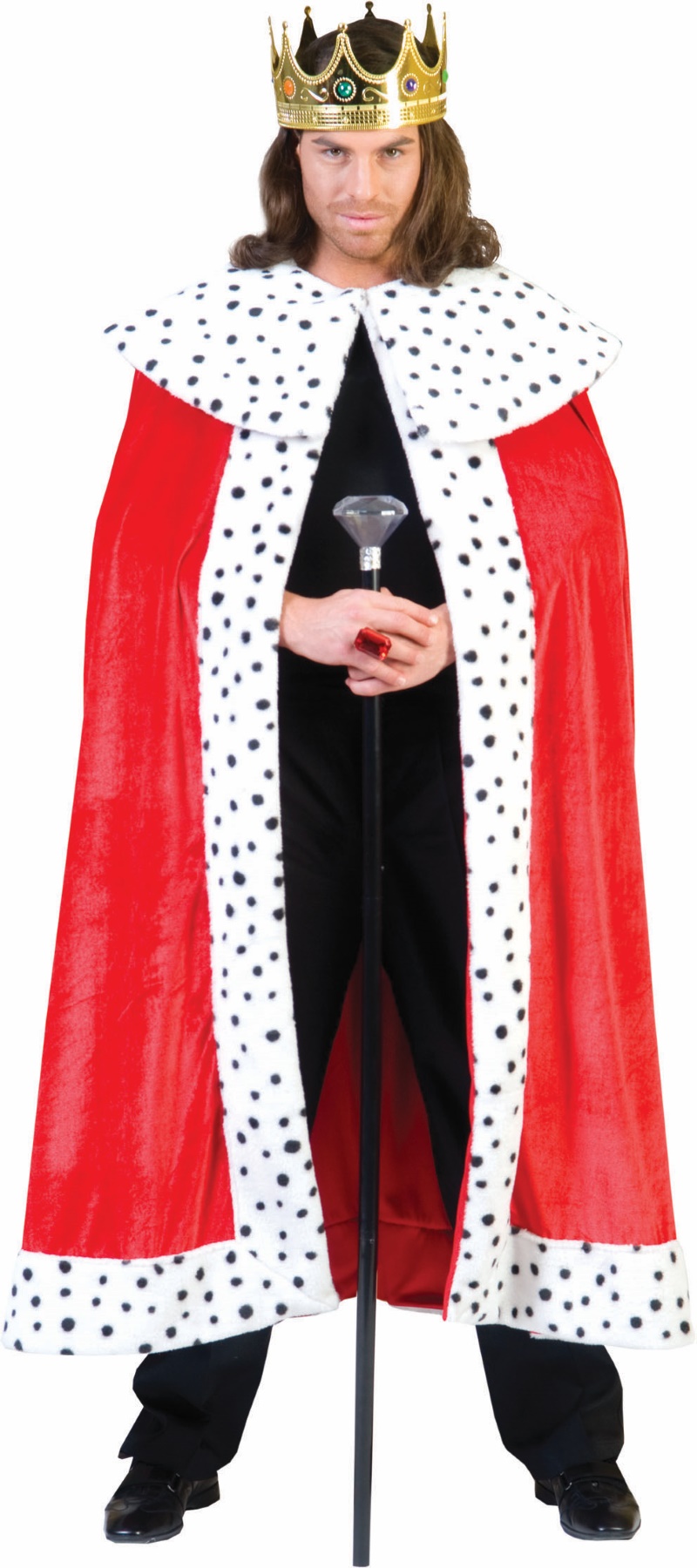 Toller Königsumhang König Kostüm King Arthur Königsmantel Robe Fasching ...