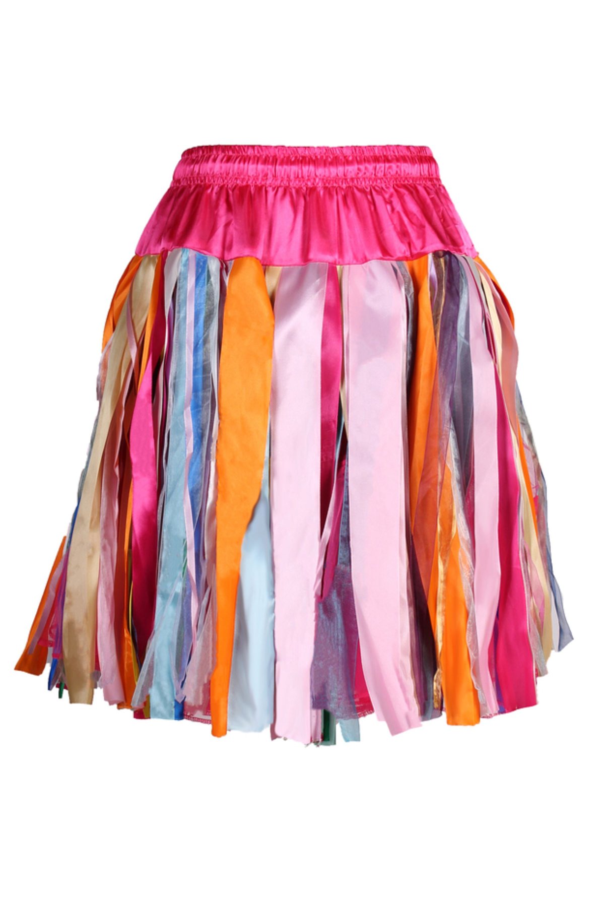 Kostüm Petticoat Tüllrock mix of colours Tutu bunter Rock Karneval pink ...