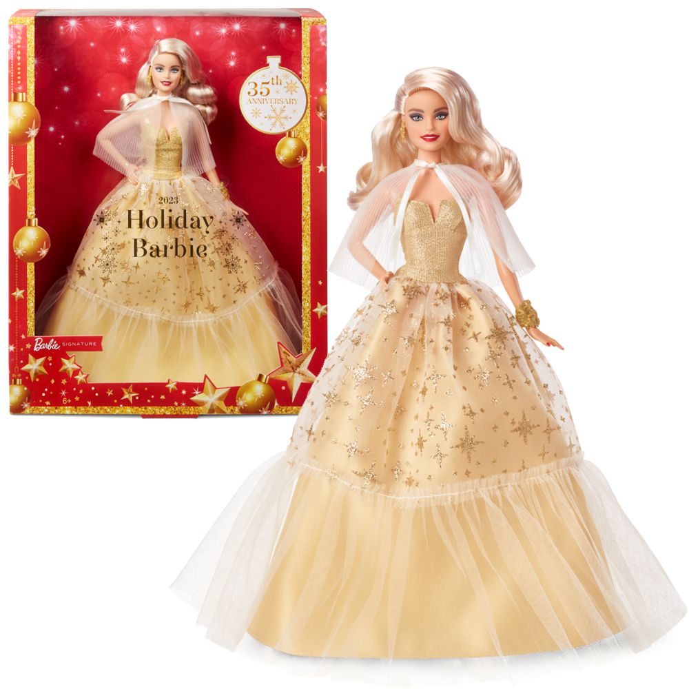 Holiday Barbie 2023 | HJX04 | Mattel Signature Puppe | Sammelpuppe ...