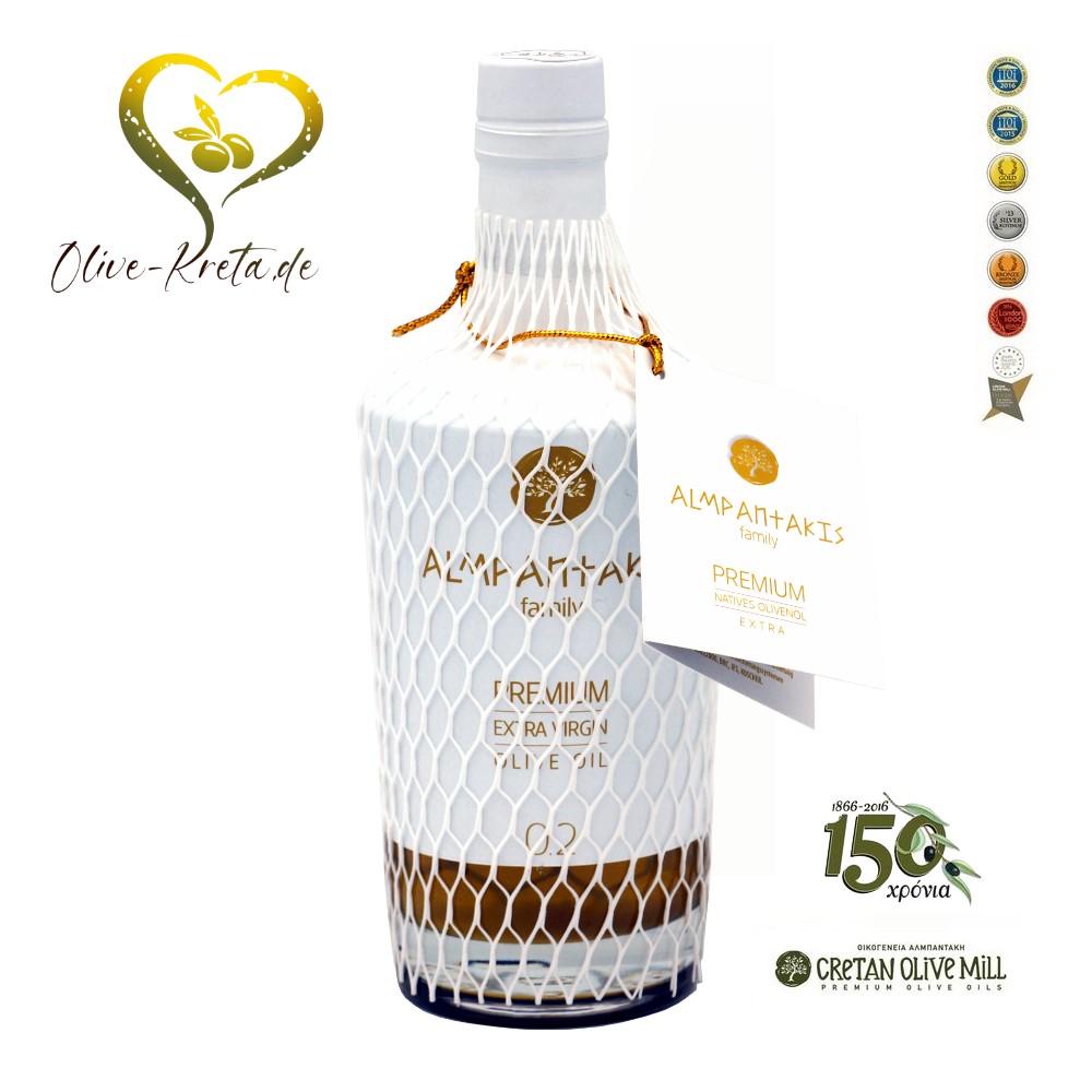 CRETAN MILL 15093 "PREMIUM - ALMPANTAKIS FAMILY" Natives Olivenöl Extra ...