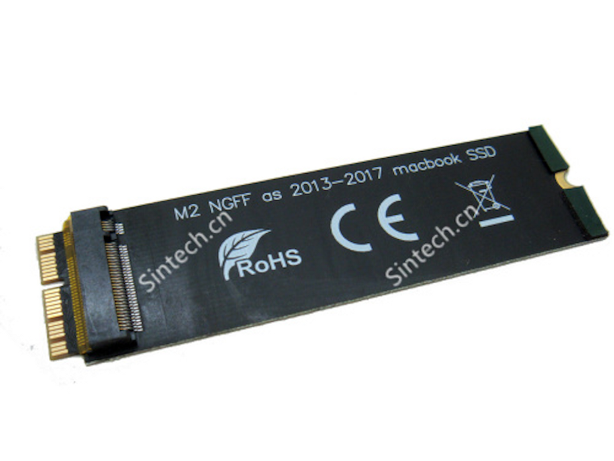 Sintech NGFF M 2 NVME SSD Adapter Card For Upgrade 2013 2015 Year Macs Sintech NGFF M 2 NVME SSD Adapter Card For Upgrade 2013 2015 Year Macs