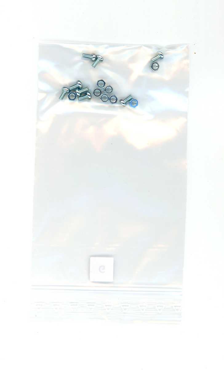 ZX Touch - Ersatzteile Schrauben + Muttern zur Montage der Knopfplatine ...
