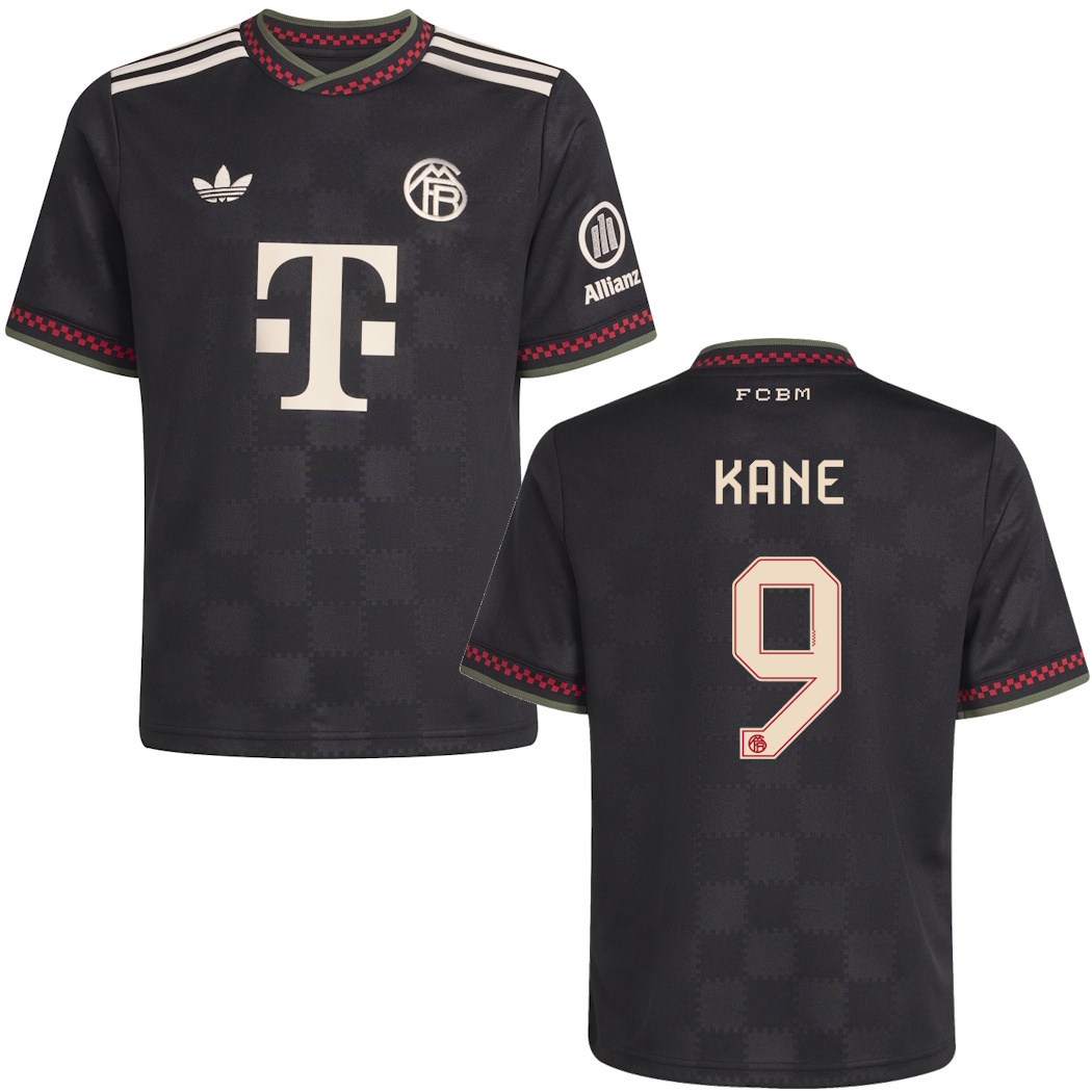 [Paket] KANE 9 adidas FC Bayern München 3rd Trikot Kinder KE6797 2026 ...