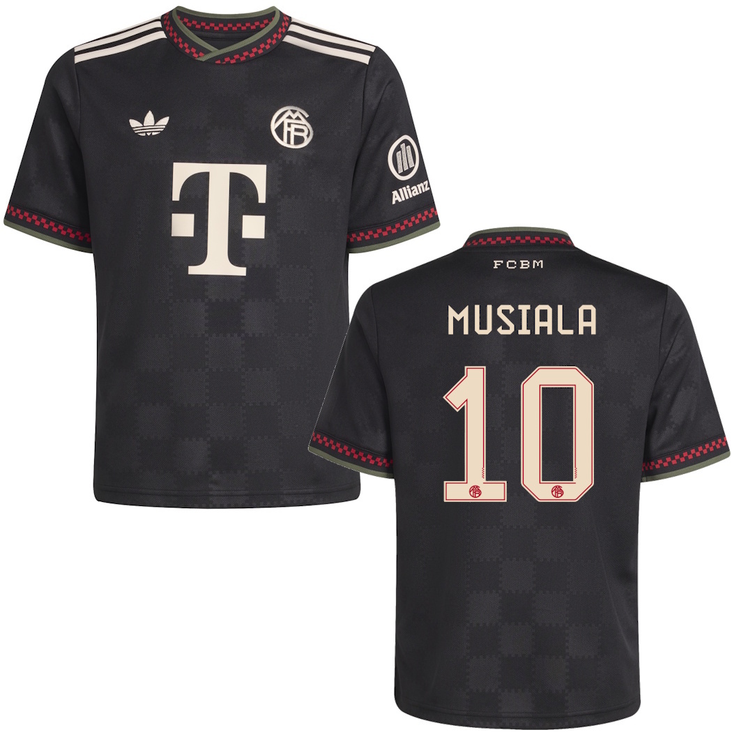 [Paket] MUSIALA 10 adidas FC Bayern München 3rd Trikot Kinder KE6797 ...