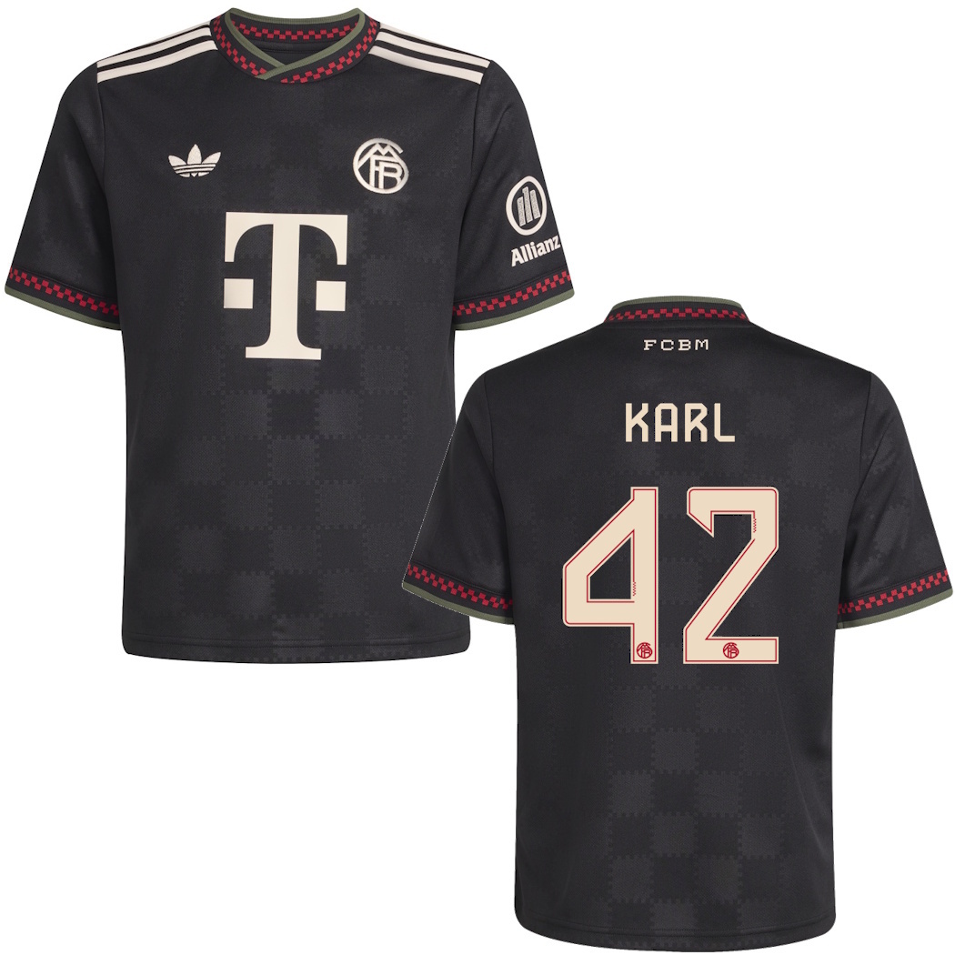 [Paket] KARL 42 adidas FC Bayern München 3rd Trikot Kinder KE6797 2026 ...