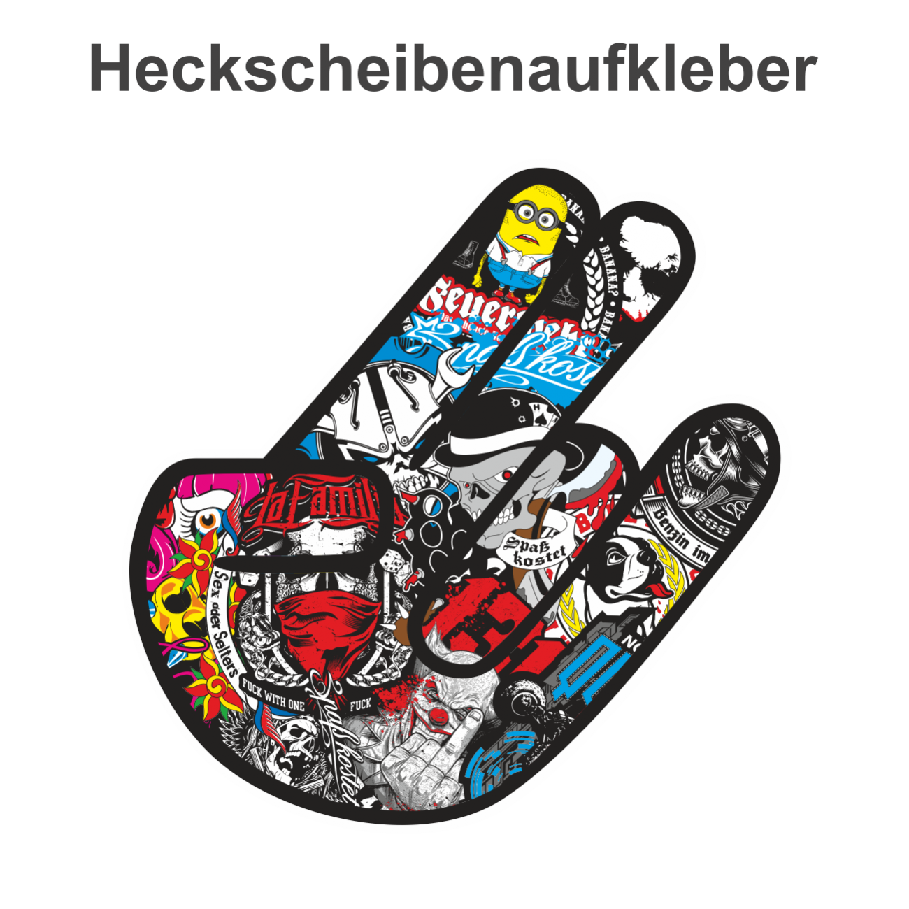 Weatherproof Sticker Fun Costs Shocker Sticker Bomb Tuning Car Decal ...
