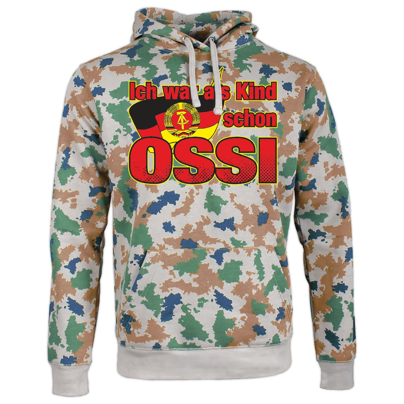 Kapuzenpullover Ich war als Kind schon Ossi Ostdeutschland osten DDR ...