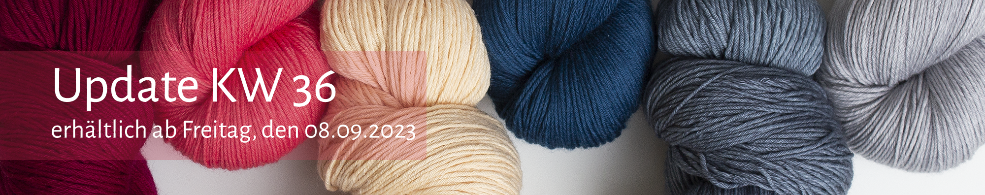 Update KW 36 | Rohrspatz & Wollmeise GmbH