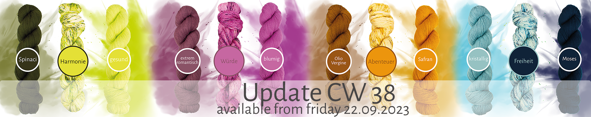 Update CW 38 | Rohrspatz & Wollmeise GmbH