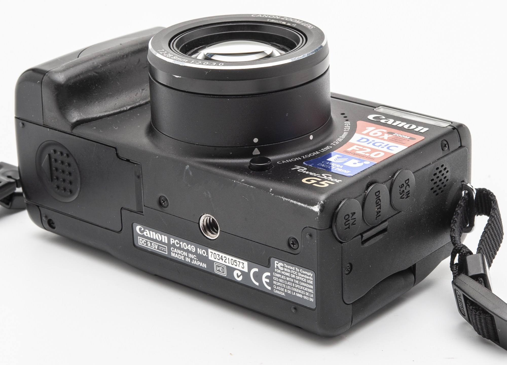 Canon PowerShot G5 Kompaktkamera Digital Kamera - 7.2-28.8mm 1:2.0-3.0 ...