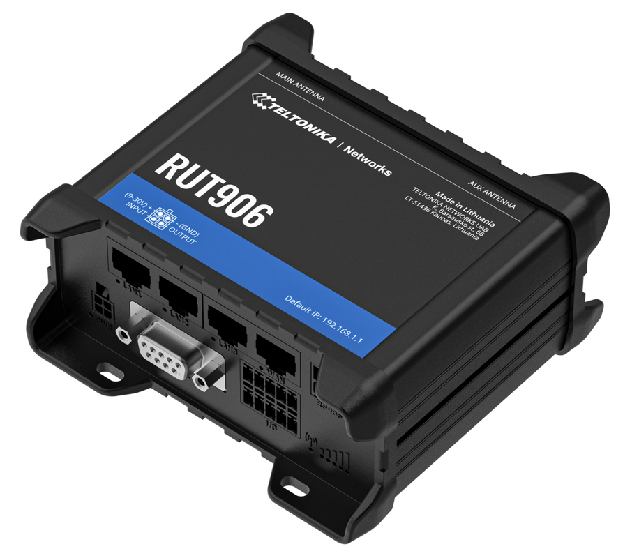 Teltonika RUT906 – robuster 4G LTE Router mit RS232/RS485